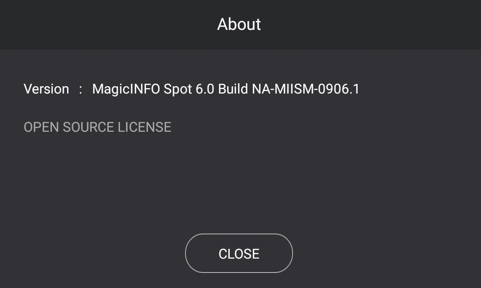 사용 환경 설정하기 - MagicINFO Player - Global Site