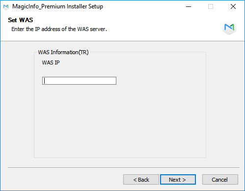 설치하기 - MagicINFO Server 9 - Global Site