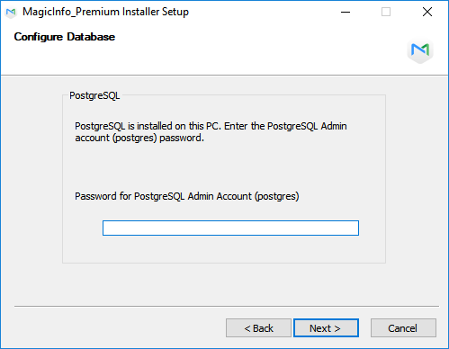 설치하기 - MagicINFO RM Server - Global Site