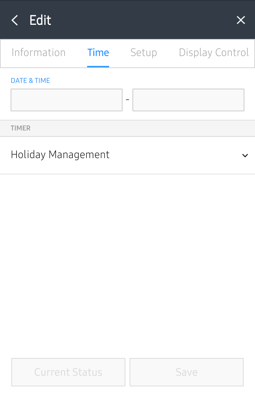 장치 정보 관리하기 - MagicINFO Server - Global Site